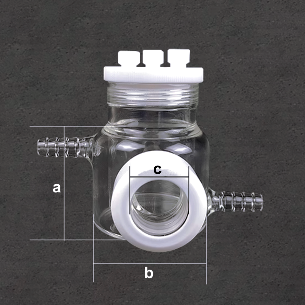 Optical Electrochemical Cell with Water Bath, Sealed/Unsealed - Nanostore